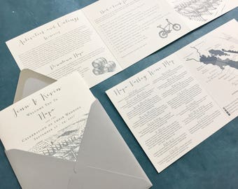 Wedding welcome note | Etsy