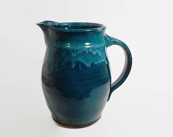 Pottery pitcher | Etsy