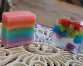 Rainbow soap | Etsy