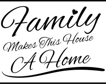 Family stencil | Etsy