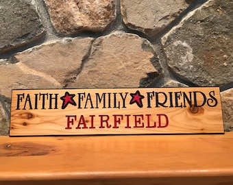 Routed wood signs | Etsy