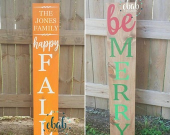 Reversible Winter Sign Welcome Sign Reversible Holiday Sign