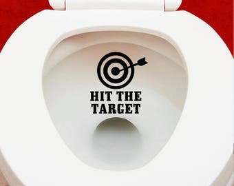 Toilet target | Etsy