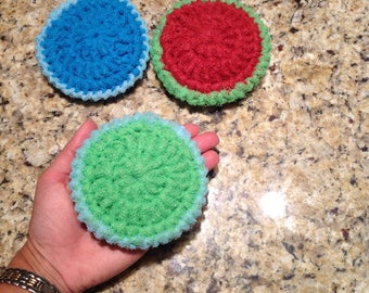 Dish scrubbies | Etsy