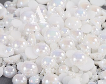 Flat back pearls | Etsy