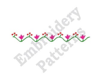 Tulip embroidery | Etsy