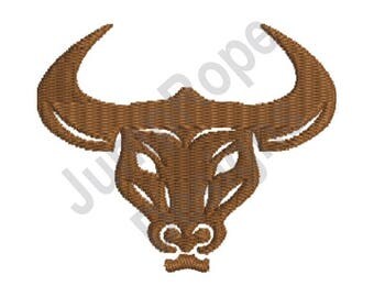 Longhorn embroidery | Etsy