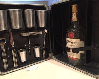 Portable liquor case | Etsy