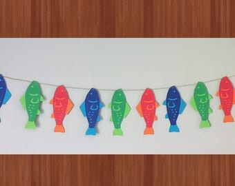 Gone Fishing Banner Instant Download Printable Fish Banner