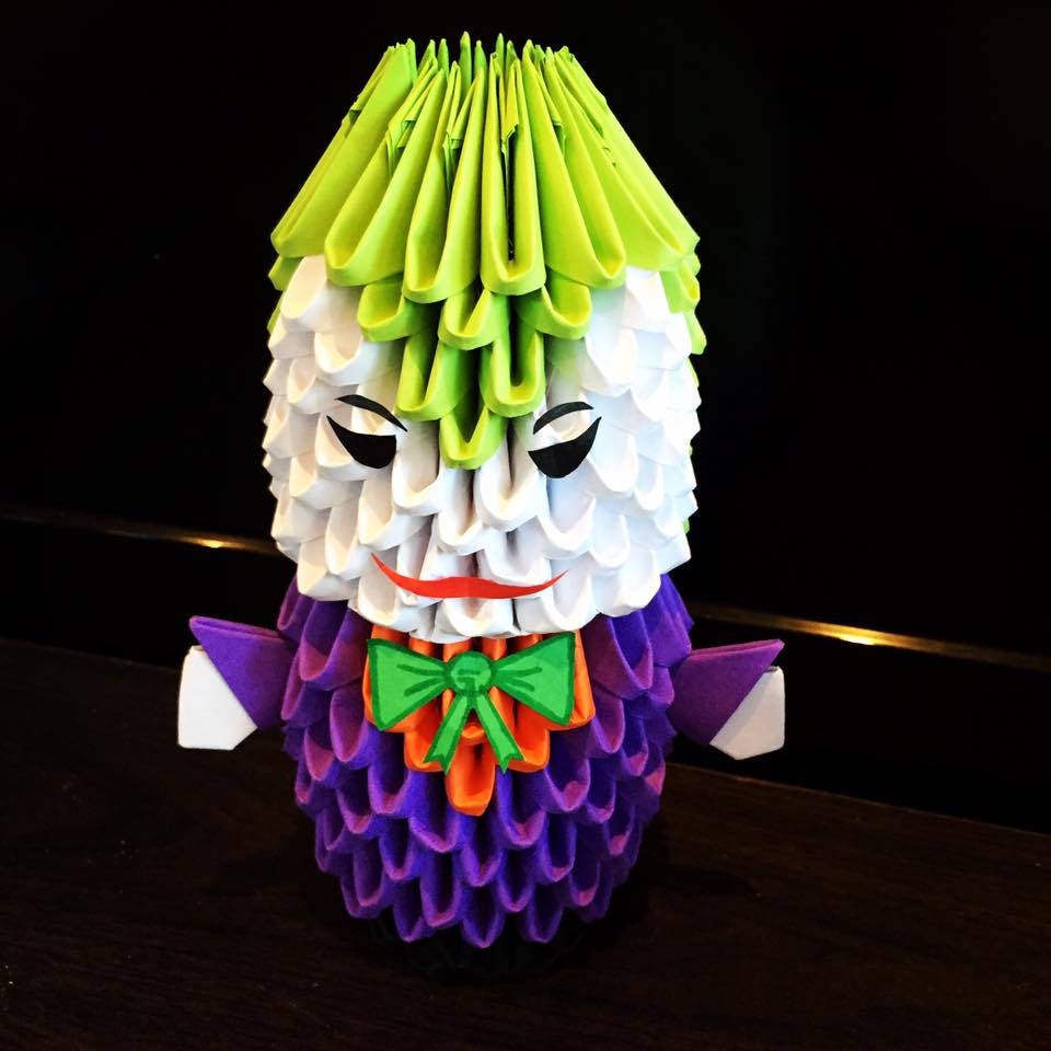 Origami 3D Joker: A Journey into the Realm of Paper Sculpting – easy ...