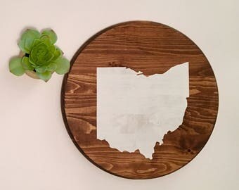 Round wood sign | Etsy