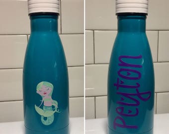 Mermaid water bottle | Etsy