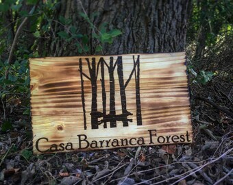 Wood burned sign | Etsy