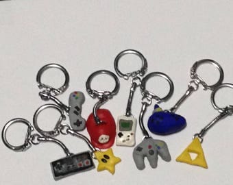 Nintendo keychain | Etsy