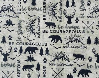 Woodland fabric | Etsy