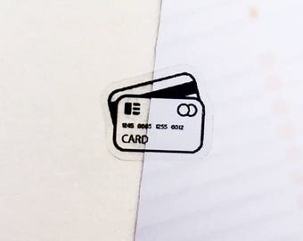 Debit card sticker | Etsy