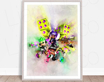 Splatoon poster | Etsy