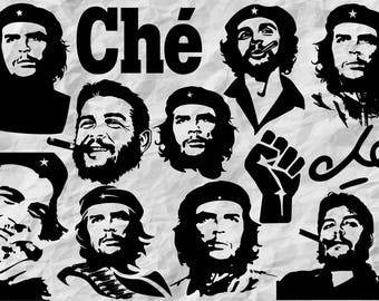Che guevara stencil | Etsy