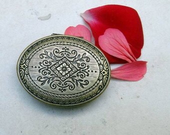 Solid perfume locket | Etsy
