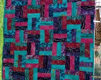 Batik quilt | Etsy