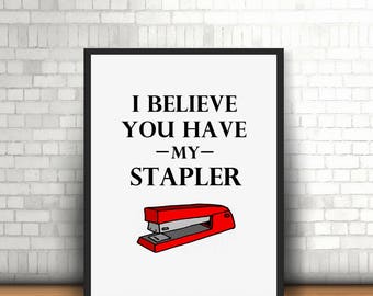 Stapler Office Space Quote