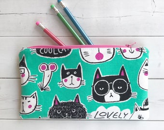 Cat pencil case | Etsy
