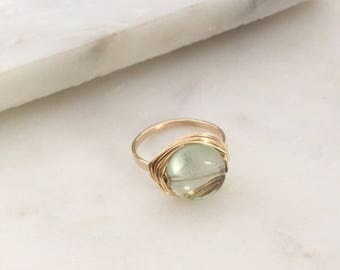 Fluorite ring | Etsy