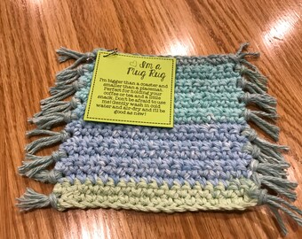 Crochet mug rug | Etsy