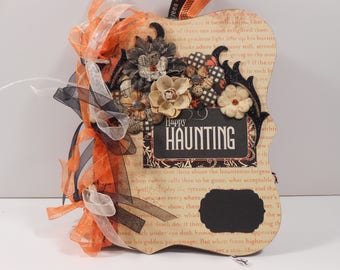 Halloween Photo Album PDF JPG Miniature Book 1:12 scale