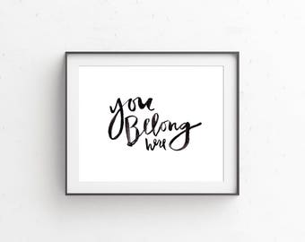 You belong here | Etsy