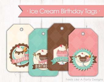 Ice cream birthday | Etsy