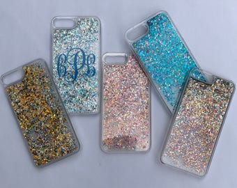 Glitter phone case | Etsy
