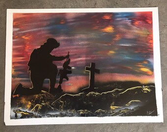 Fallen soldier | Etsy