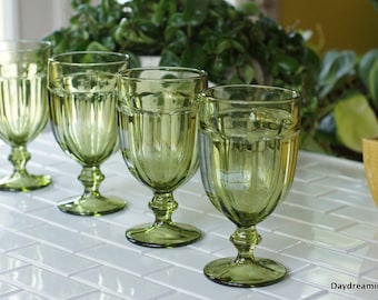 Vintage goblets | Etsy