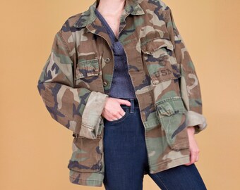 Army fatigue jacket | Etsy