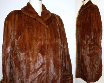 Ermine fur coat | Etsy