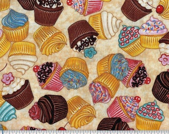 Cupcake fabric | Etsy