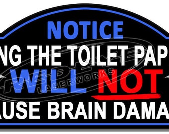 Toilet reminder | Etsy