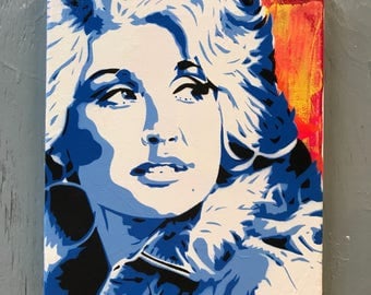 Dolly parton art | Etsy