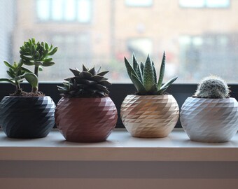 Geometric planter | Etsy