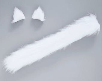 Cat ears and tail | Etsy