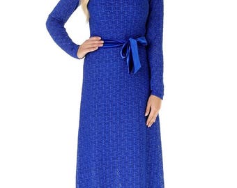 Royal blue dress | Etsy