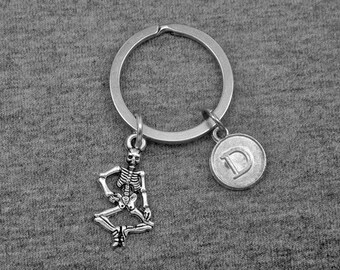 Skeleton key chain | Etsy