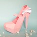 Papercraft 3D Paper craft Diy High heel pumpsPapercraft
