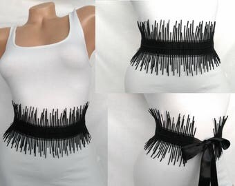 Fringe belt | Etsy