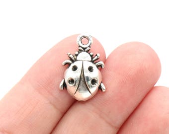 Ladybug charms | Etsy