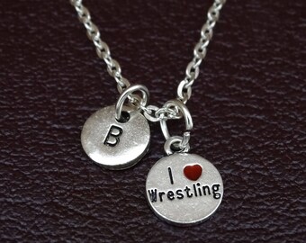 Wrestling necklace | Etsy