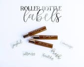 Roller bottle labels | Etsy