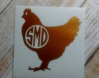 Chicken decal | Etsy