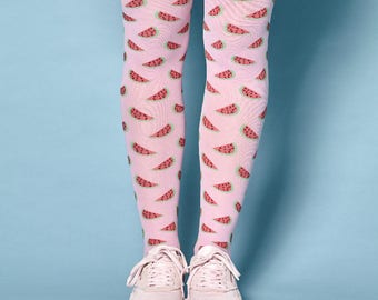 Ombre tights Emerald Green hand dyed opaque tights.